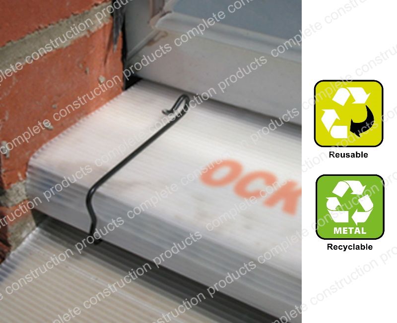 Ockwells Artstone Cill Protection Clips 80mm - Pack of 100 | Complete ...